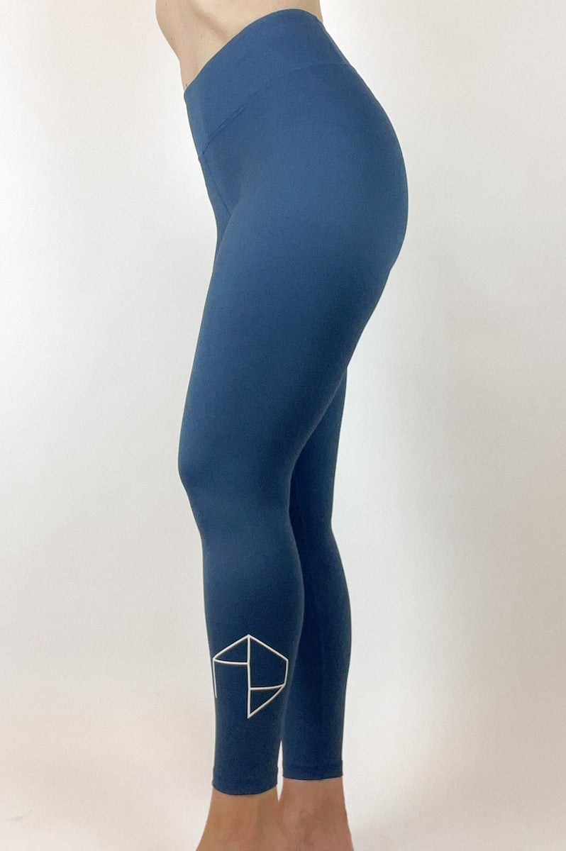 Feel Loved Leggings - Dusty Azure Blue – Anne Buur Studio